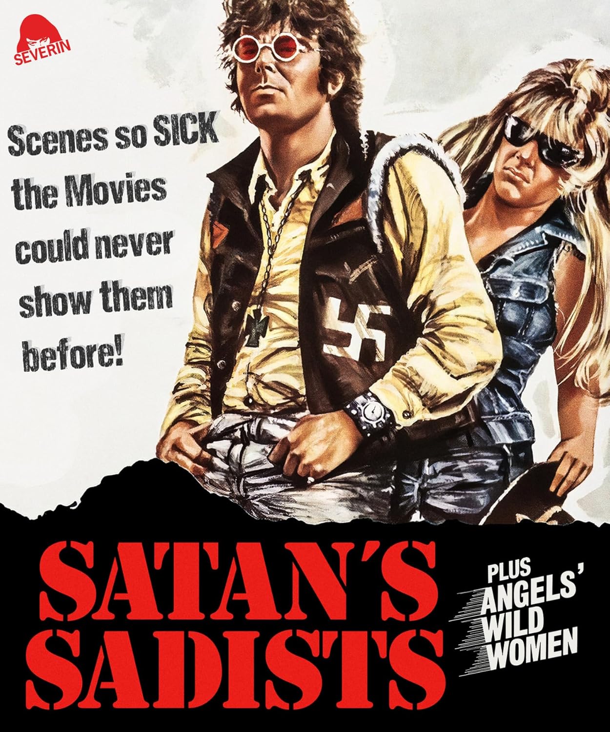 Amazon.com: Satan's Sadists + Angels' Wild Women (Double Feature) [Blu ...