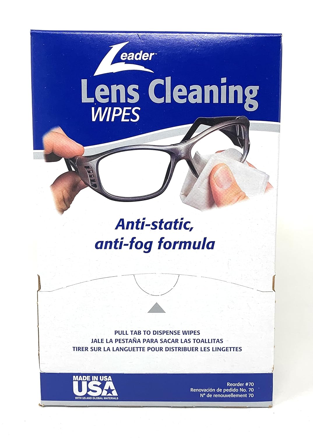 Amazon.co.jp: Leader Lens Cleaning Towelette Dispenser (Pack of 100) by ...