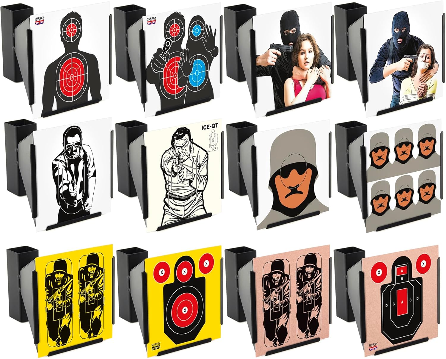 HOSTILE COMBAT TACTICAL Air Rifle Pistol Gun BB Airsoft Shooting ...