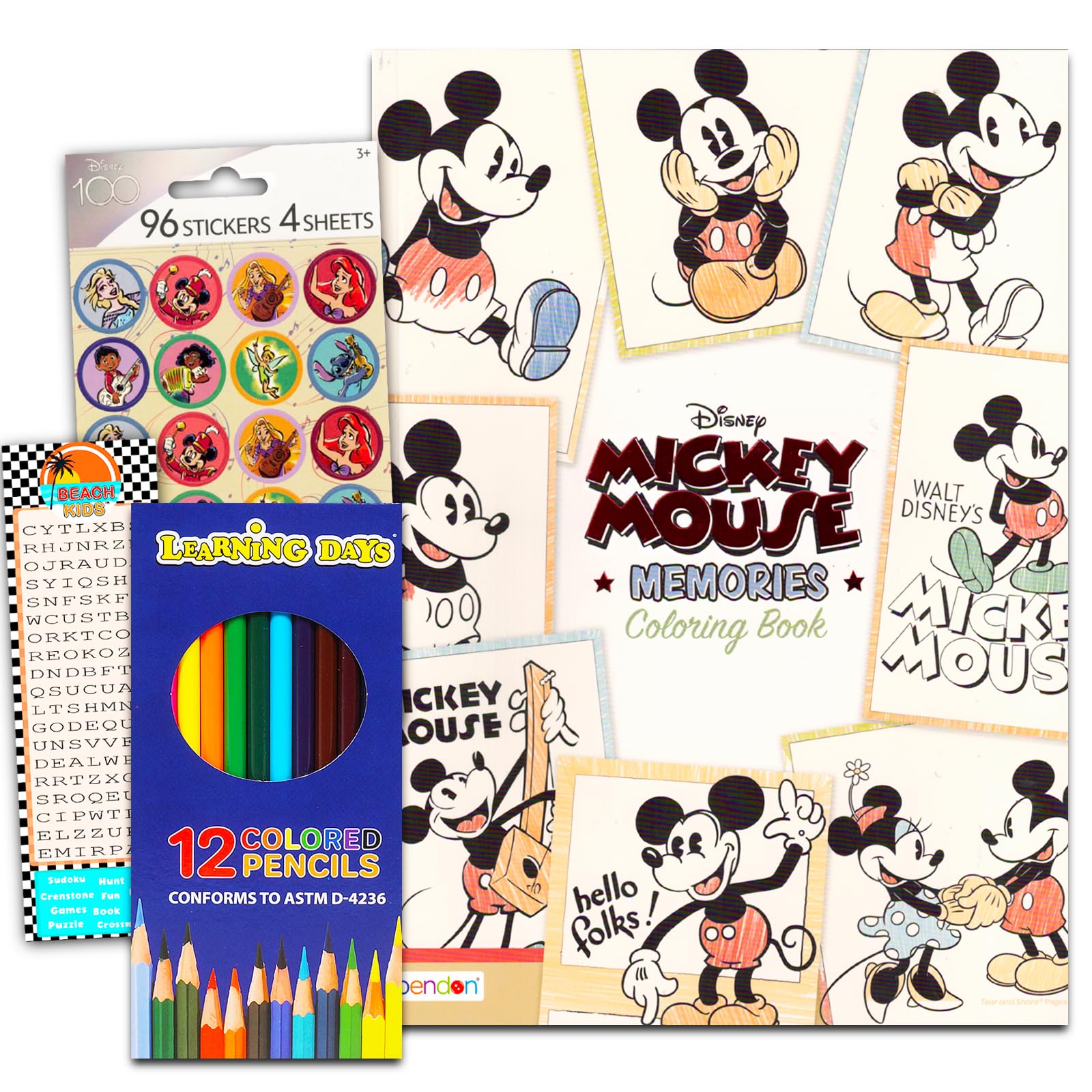 Snapklik.com : Disney Advanced Coloring Book Set For Teens, Adults ...