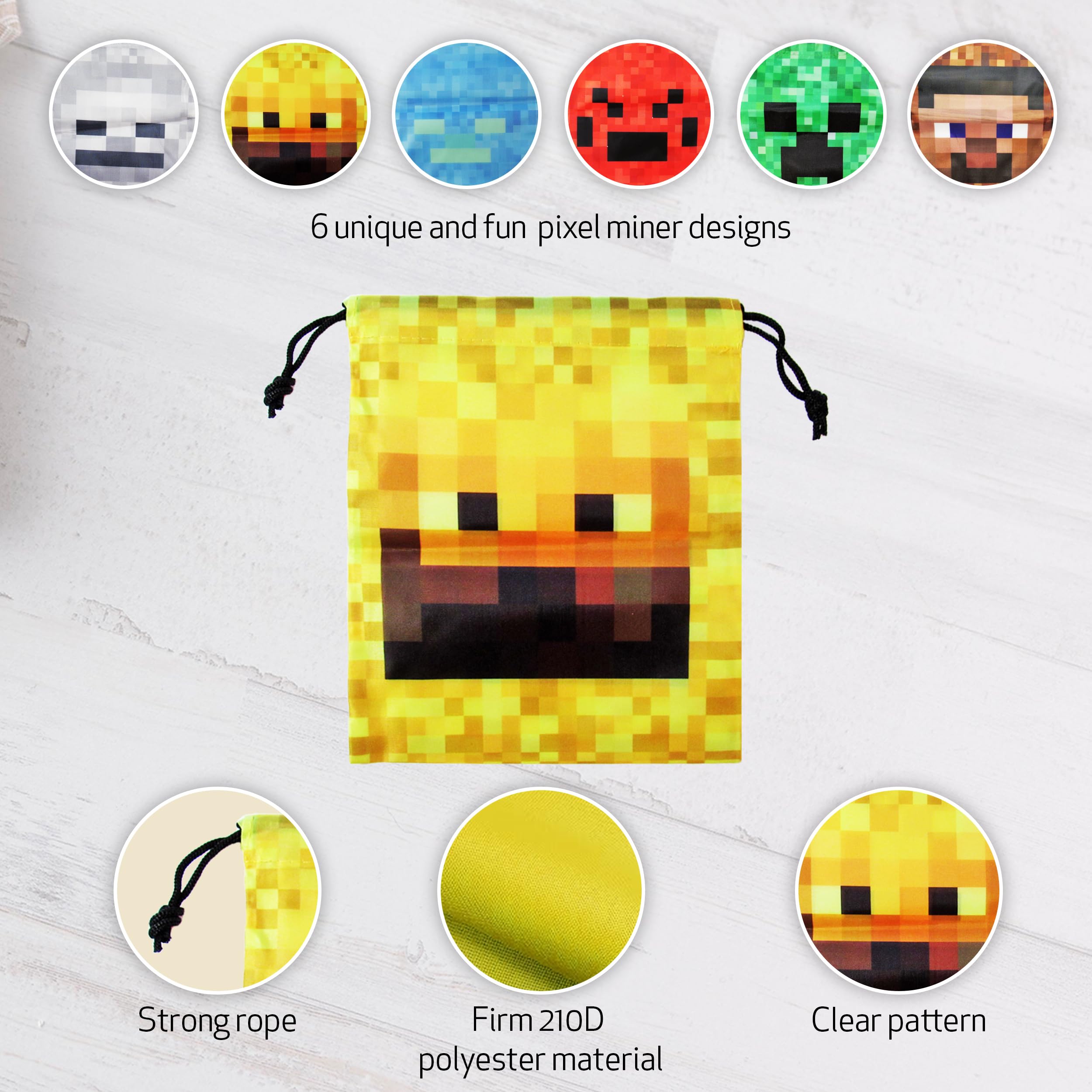 Minecraft Blaze Head Pixel Art