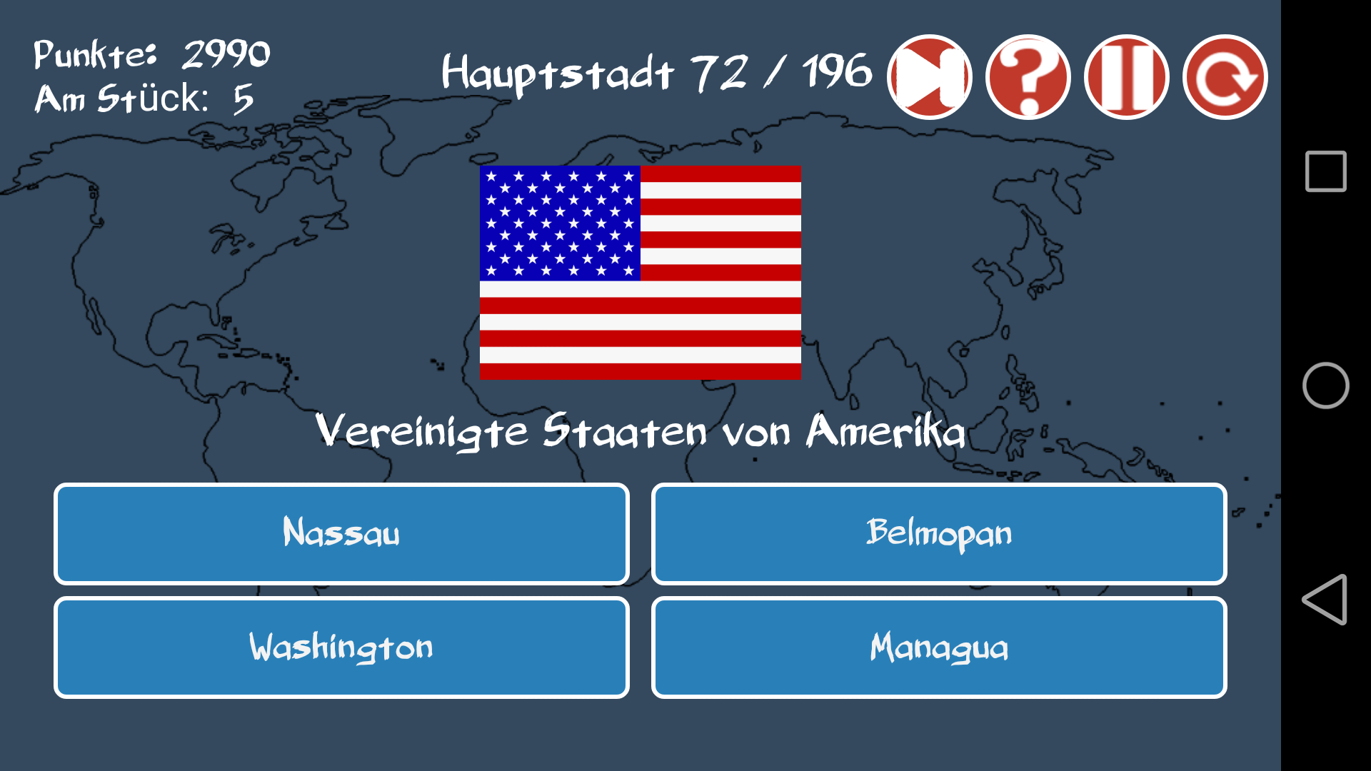 Capital Quiz - App on Amazon Appstore