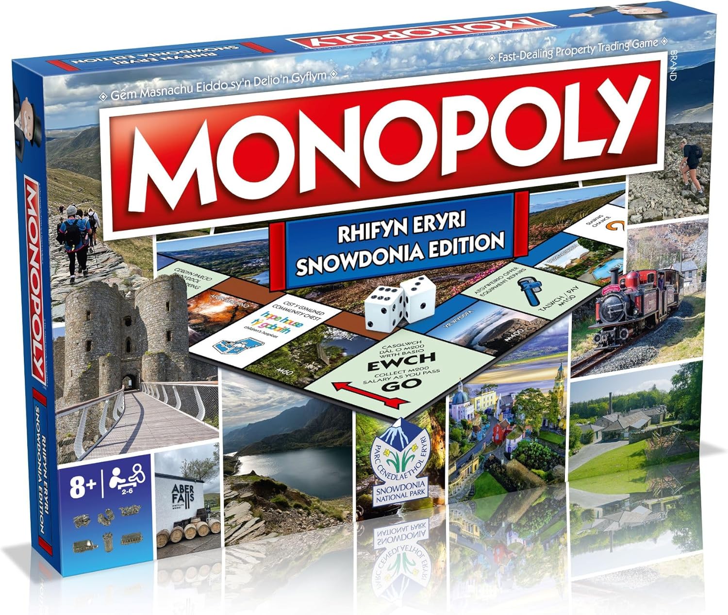 Winning Moves Rhifyn Eryri Snowdonia Monopoly Board Game, Advance ...