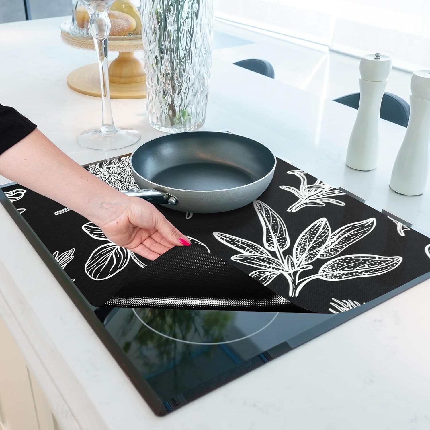 HomeMakers Induction Hob Protector Mat with Cooking Function | Large ...