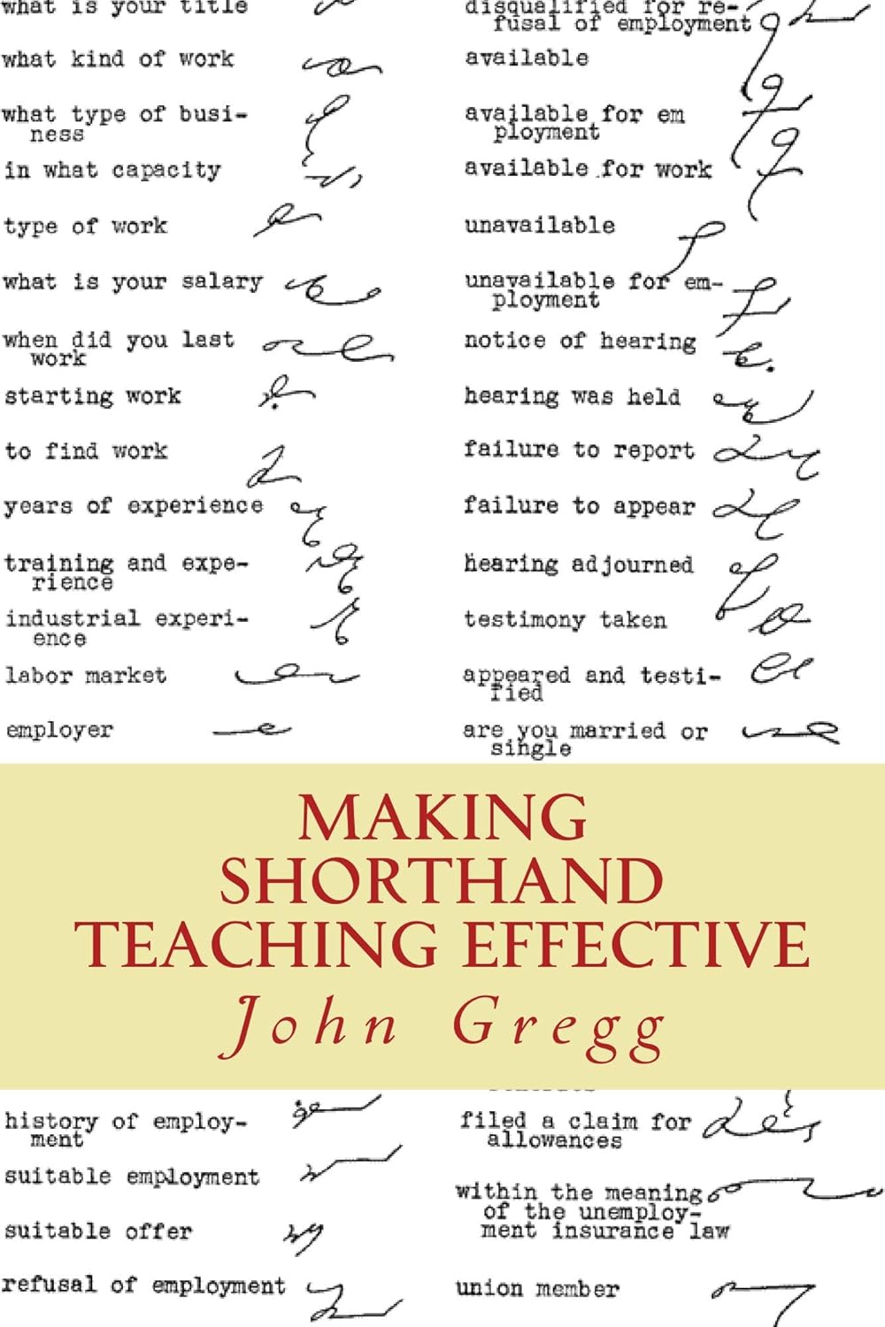 Amazon.com: Making Shorthand Teaching Effective (annotated w/study ...