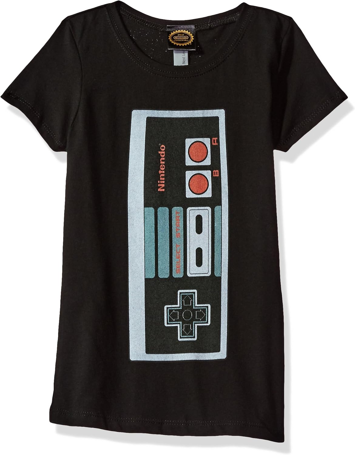 Amazon.com: Nintendo Little Girls Classic Big Controller Graphic Tee ...