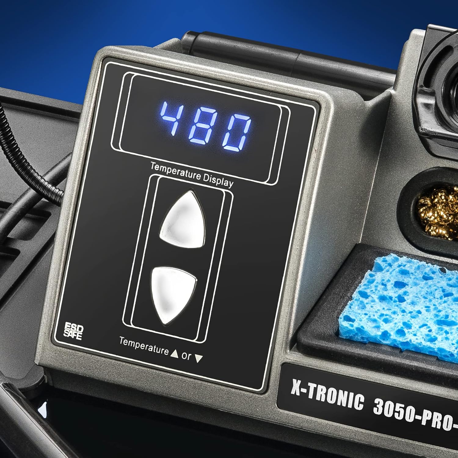 X-Tronic Model 3050-PRO-X Digital LED Soldering Iron Station with 2 ...