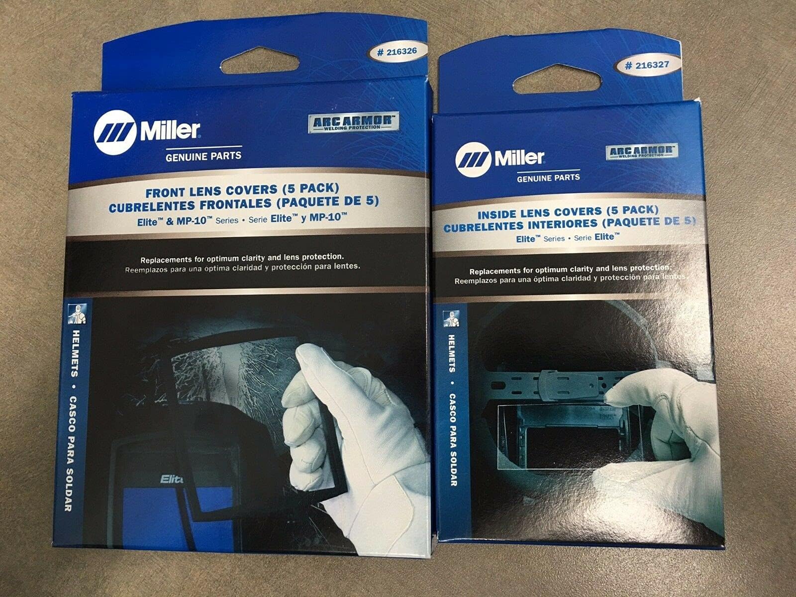 GENUINE LENS Miller 770237 Compatible Performance Helmet Inside Lens ...