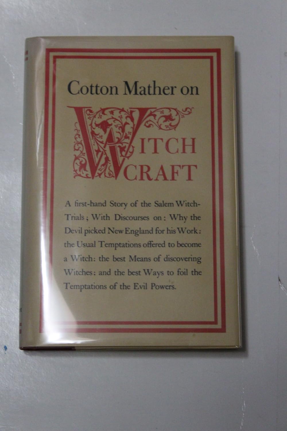Cotton Mather on Witchcraft: Mather, Cotton: 9780880296724: Amazon.com ...