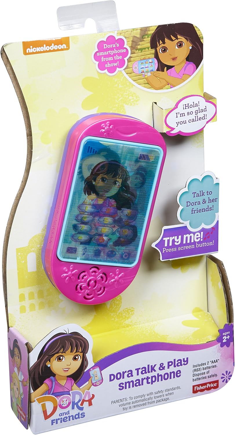 Fisher-Price Nickelodeon Dora & Friends, Dora Talk & Play Smartphone ...