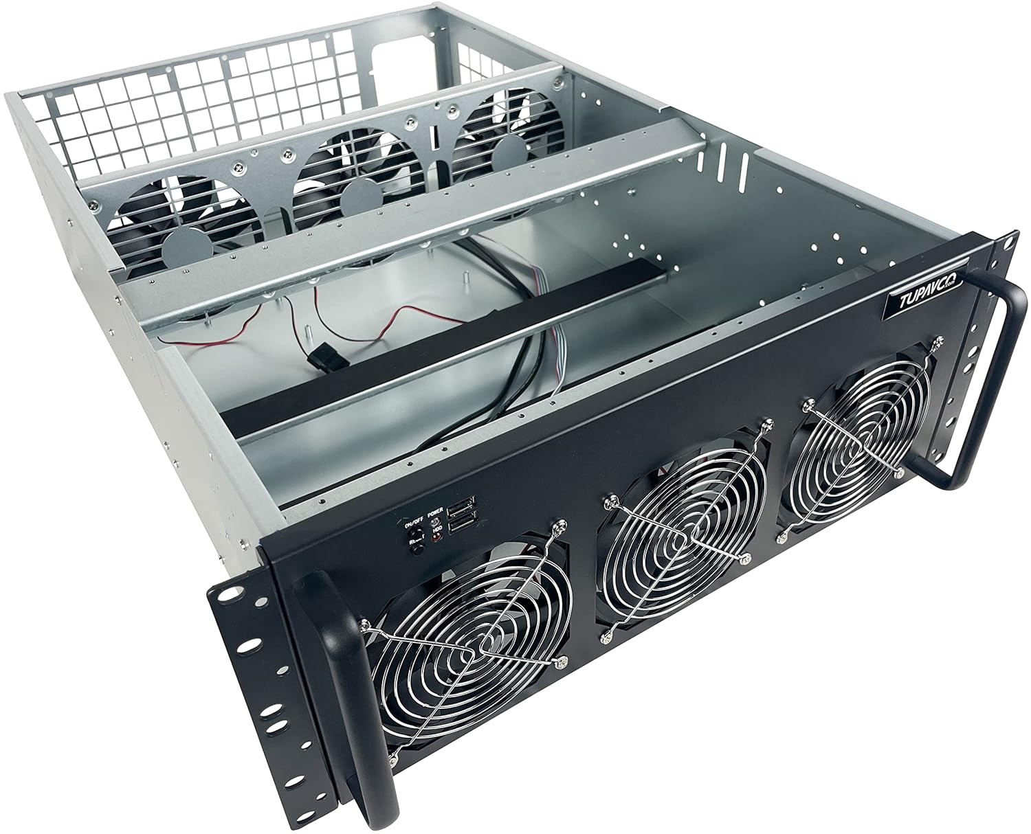 Amazon.in: Buy 8 GPU Mining Rig Case - 4U Rack Mount Miner Server ...