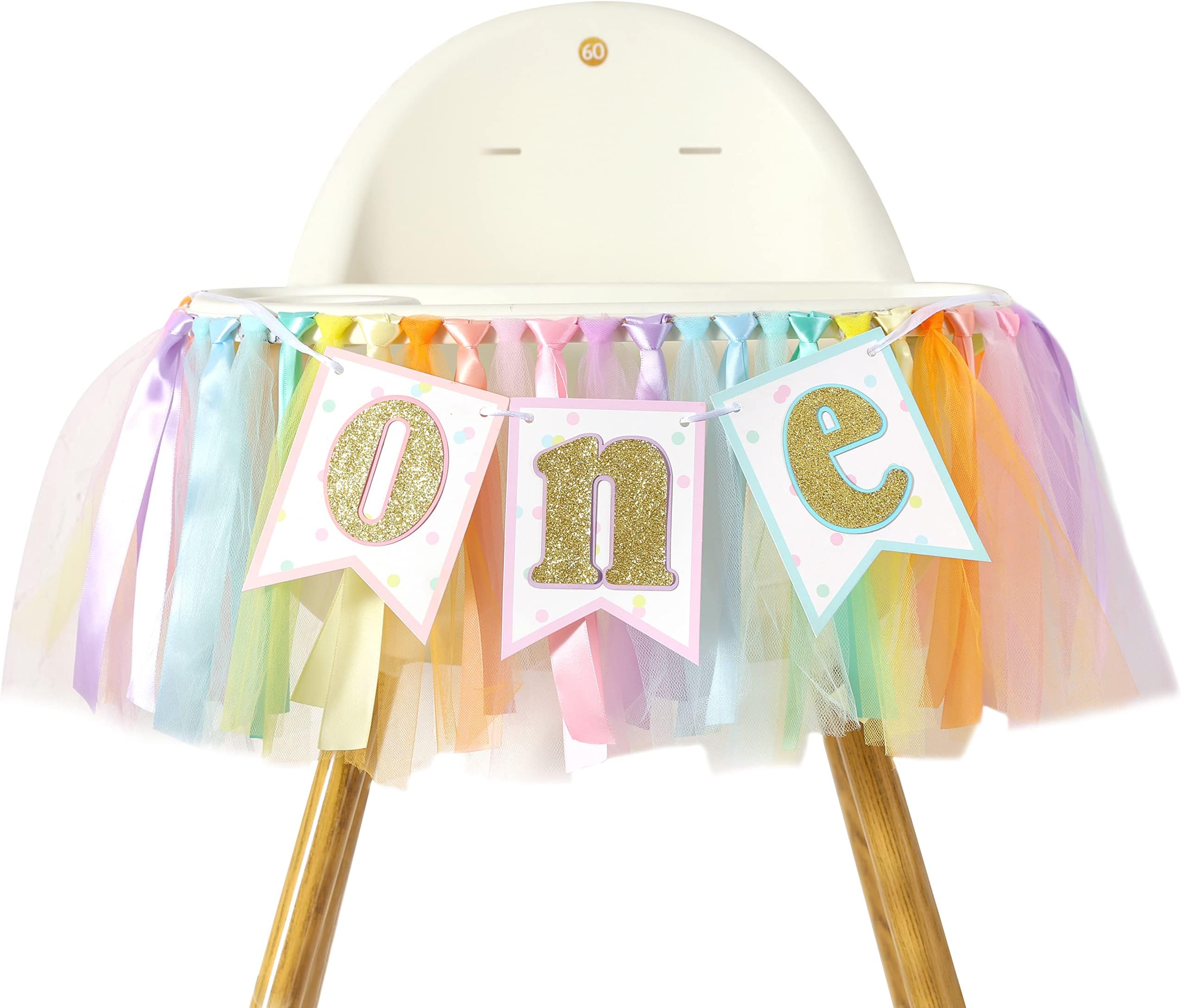 Amazon.com: Unicorn Highchair Banner Decoration for Baby,1st First ...