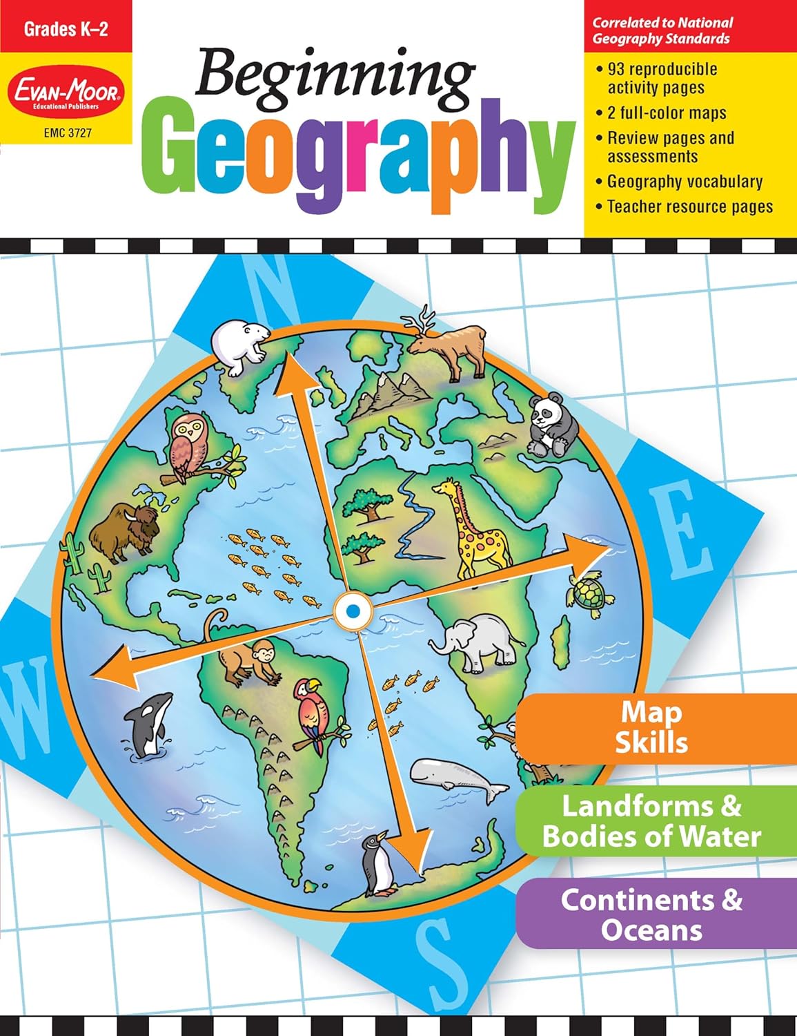 Amazon.com: Beginning Geography Workbook, Homeschooling and Classroom ...