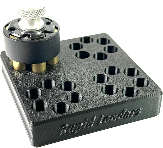 Amazon.com : 6 Shot Revolver Loading Block - Compatible with HKS ...