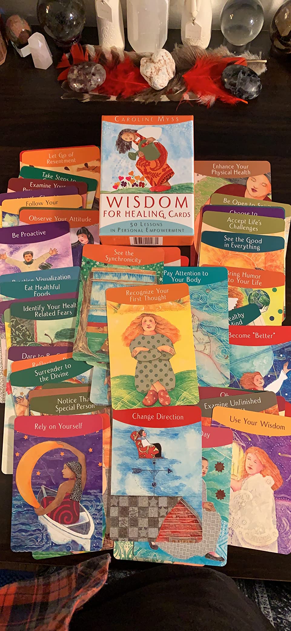 Wisdom for Healing Cards Prepack: Myss, Caroline: 9781401903688: Amazon ...