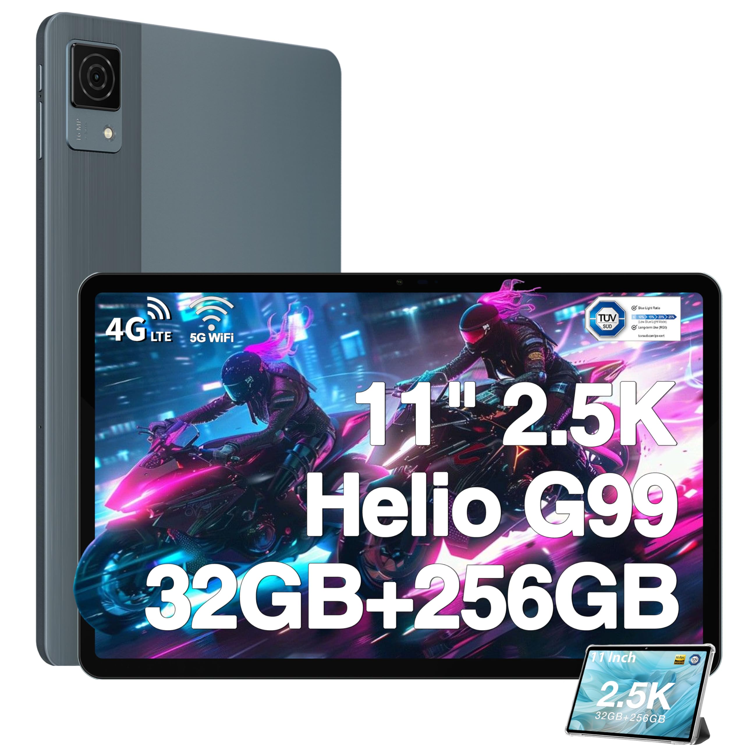 DOOGEE T30 Ultra Tablet 2.5K 11 Inch, Helio G99 Octa-Core 2.2GHz Tablet ...