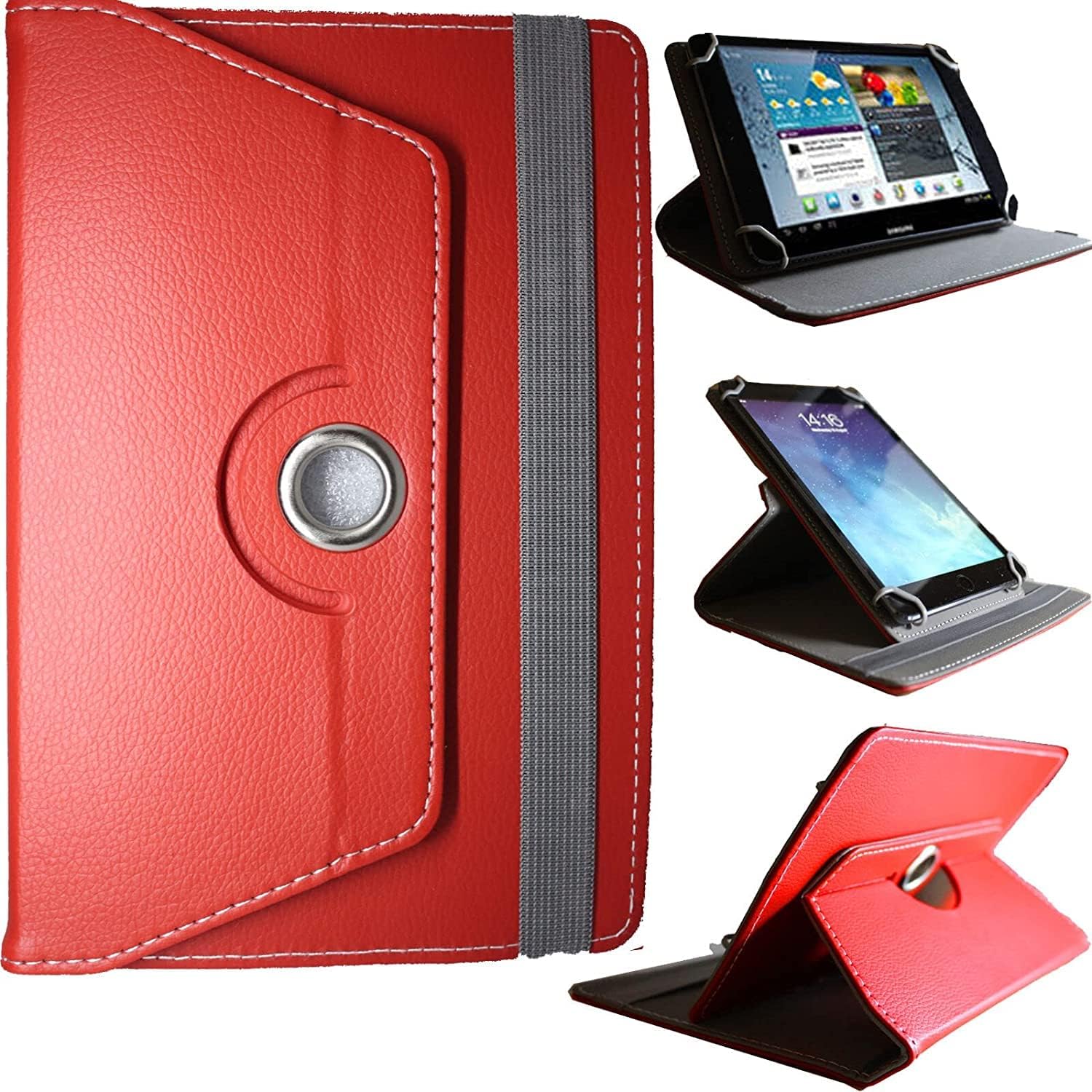 DV 10inch Tablet Case Cover - Universal Leather Stand Case Folio Cover ...