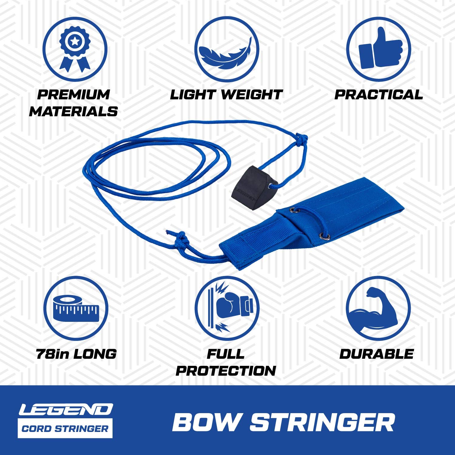Snapklik.com : LEGEND Cord Bow Stringer - Traditional Limbsaver Stringing Tool For Recurve Bows ...