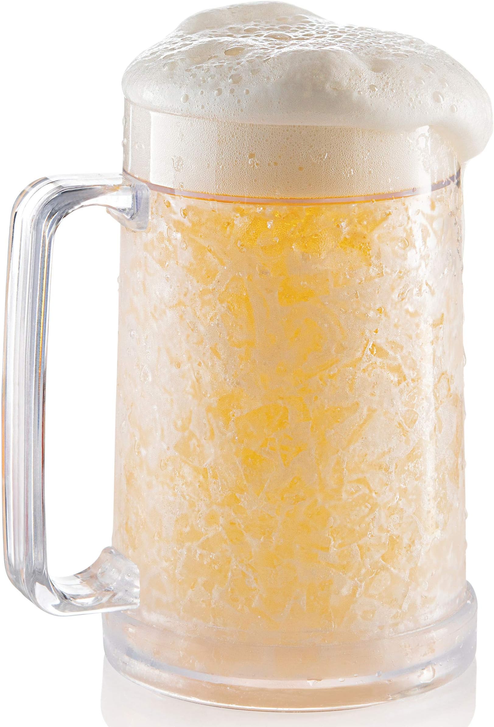 Amazon.com | luxail Freezer Beer and Freeze Wine Mugs With Cooling Gel ...