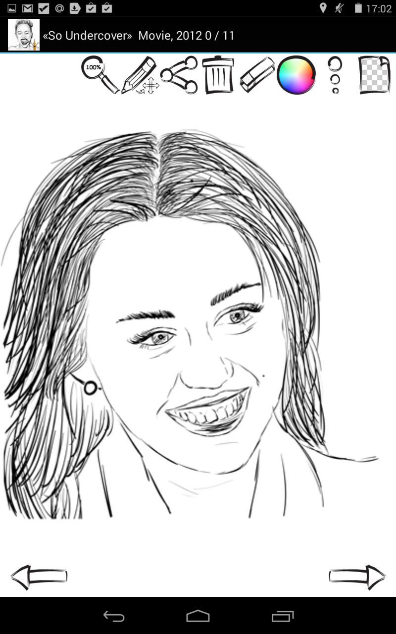 Miley Cyrus Drawing Step By Step