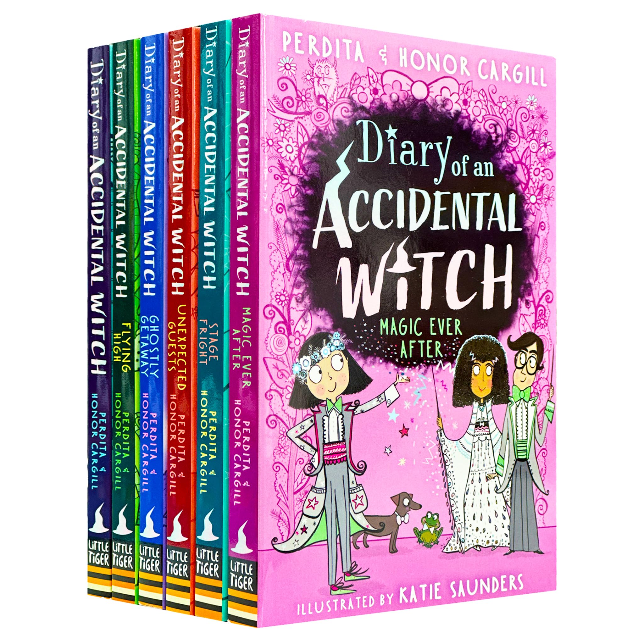 Diary of an Accidental Witch Series 6 Books Collection Set by Honor ...