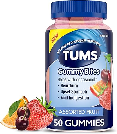 Amazon.com: TUMS Gummy Bites Dietary Supplement for Occasional ...