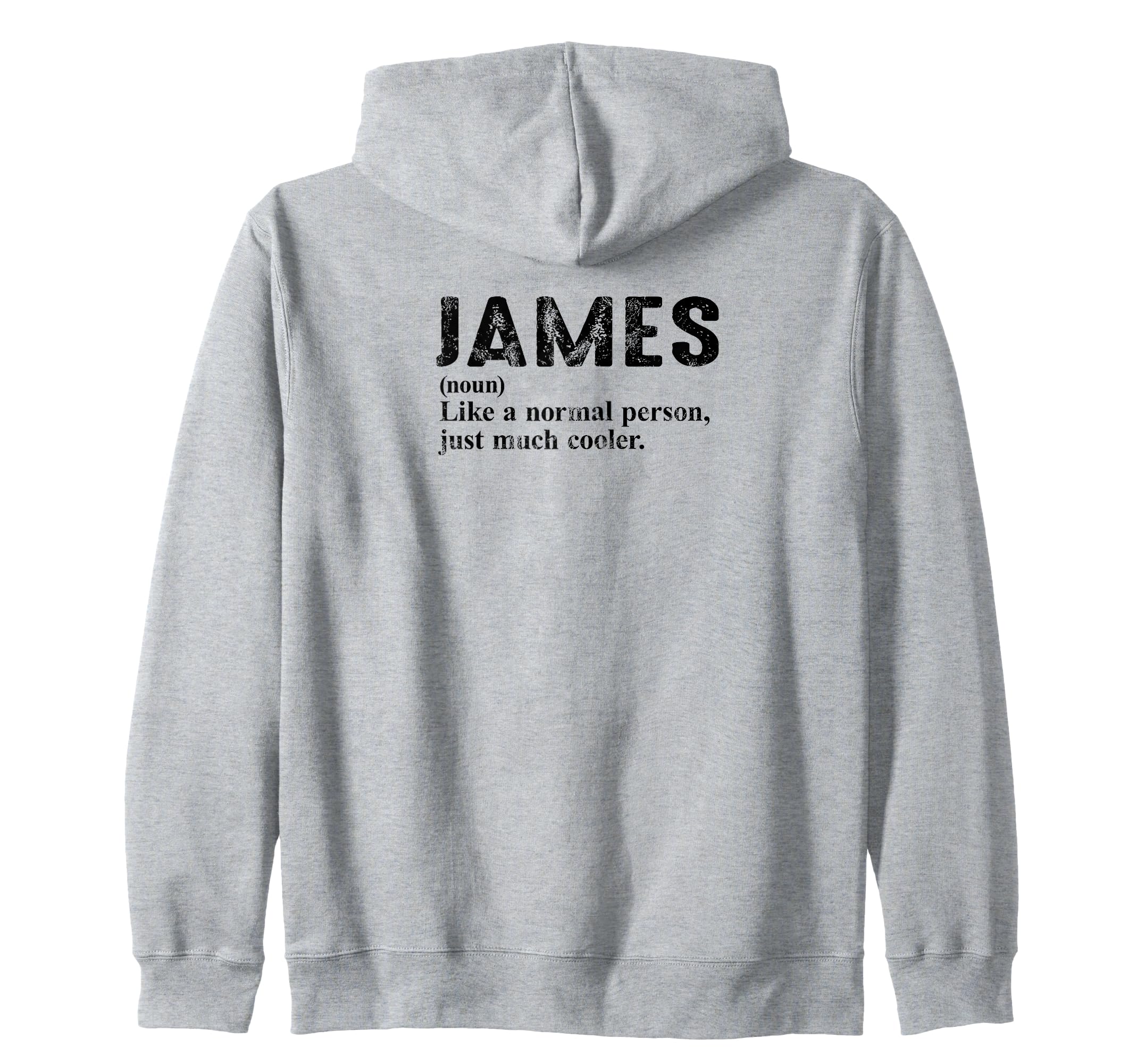 Amazon | James Definition Like A Normal Person Just Much Cooler ジップパーカー ...
