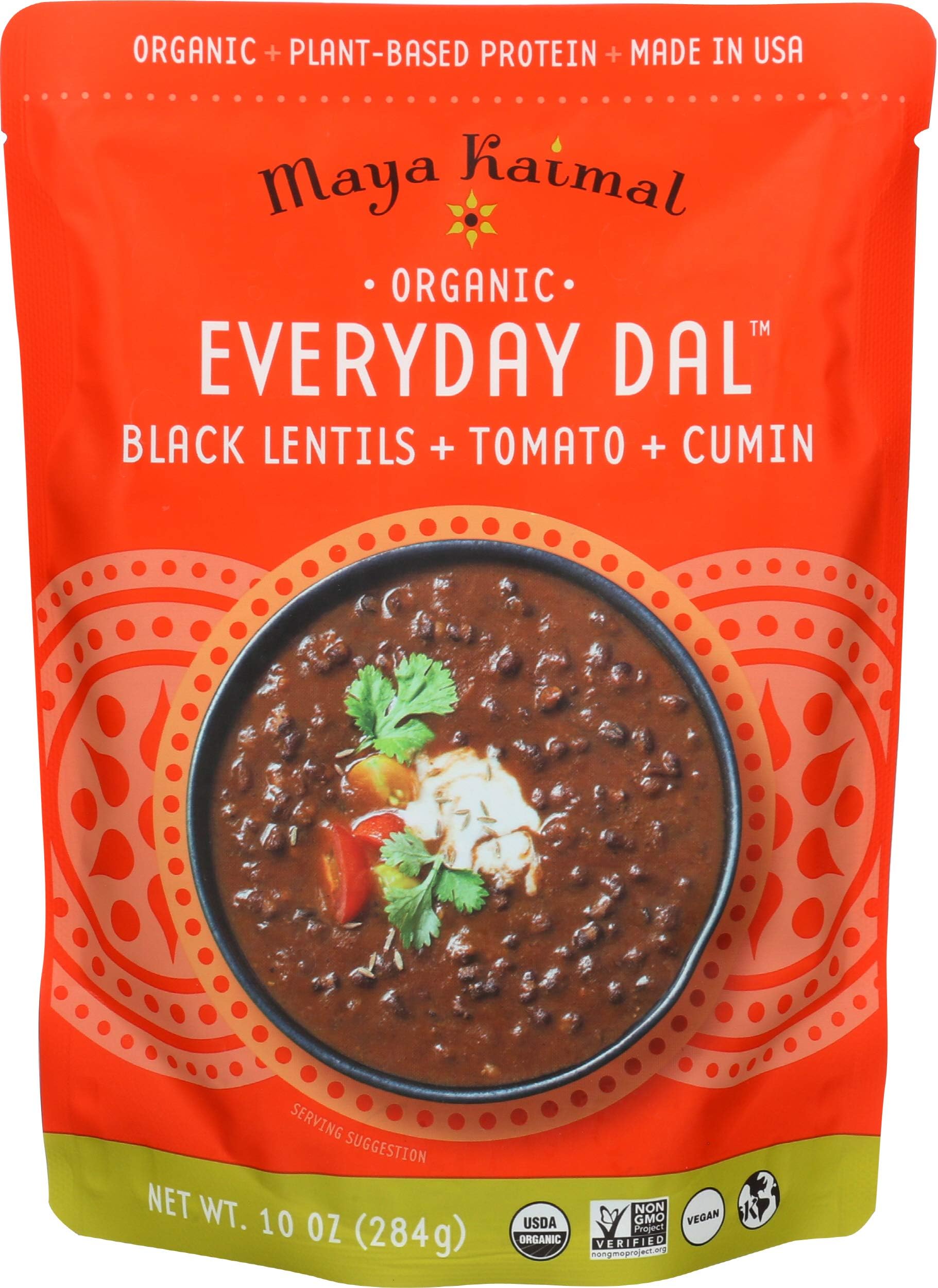 Amazon.com : MAYA KAIMAL Organic, Everyday Dal, Tomato & Cumin, Black ...