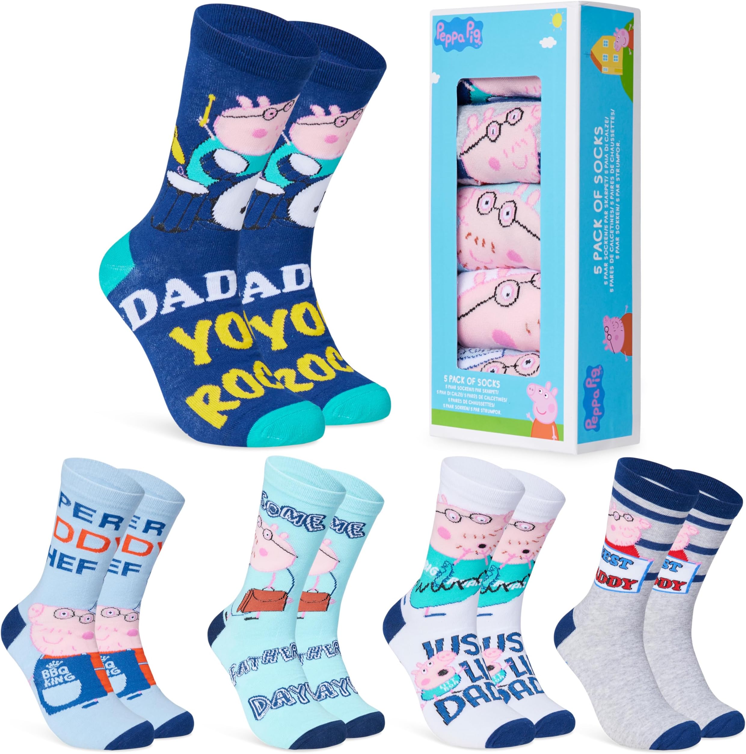 ME TO YOU Tatty Teddy Father's Day 'Daddy and Me' Matching Socks Set ...