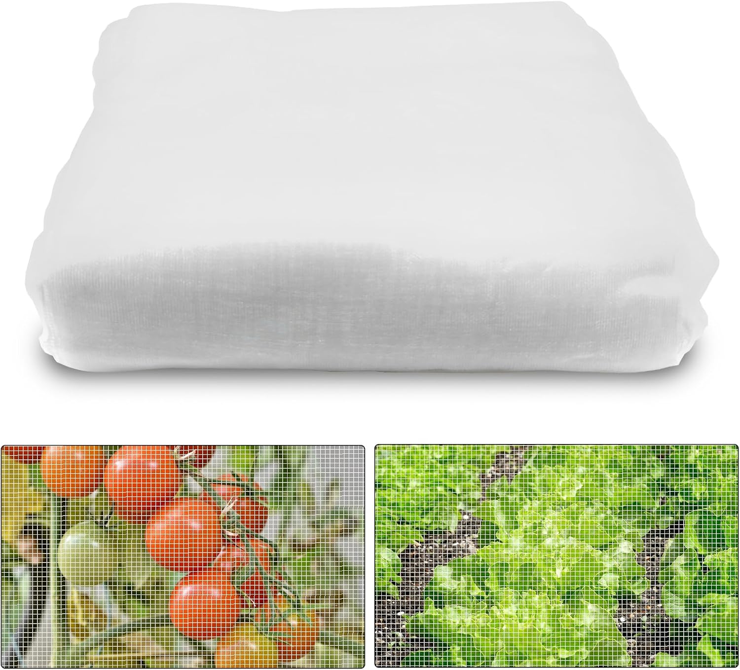 Garden Insect Netting, Fine Mesh Garden Mosquito Bug Net for Vegetables ...