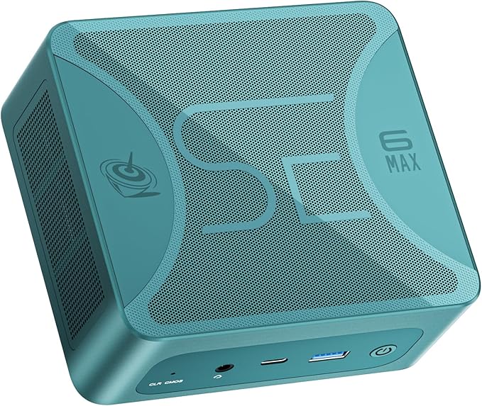 Beelink SER6 MAX Mini PC, AMD Ryzen 9 6900HX(6nm, 8C/16T) up to 4.9GHz ...