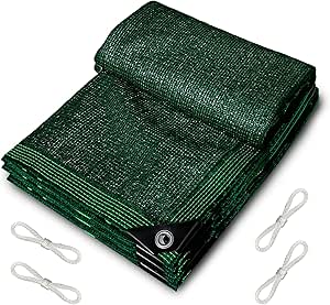 Amazon.com: Tatopith 90% Blackish Green Shade Cloth, 6.5x10FT Resistant ...