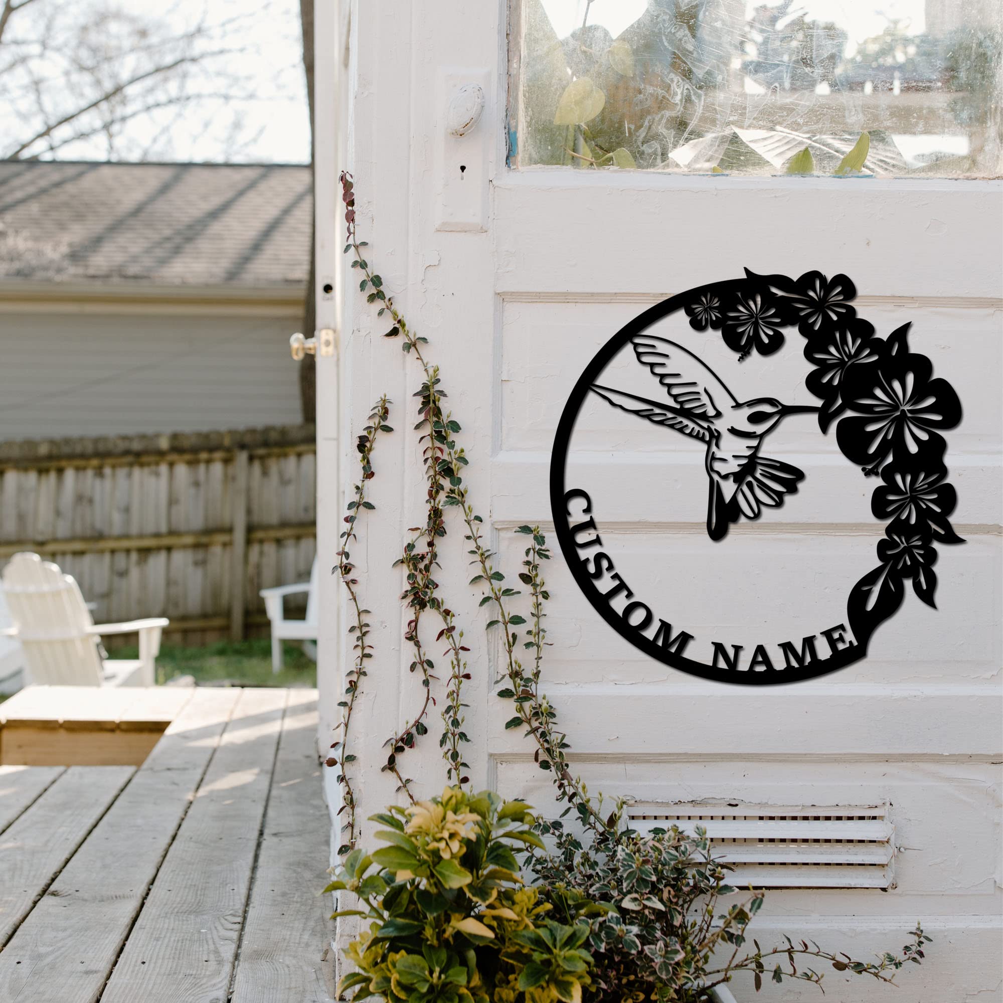 Hummingbird Garden Sign Welcome Stake – Easters Landscape Supplies