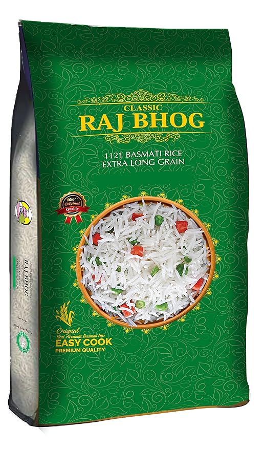 Raj Bhog ® Classic Rice | Pack of 10 Kgs | Naturally and Perfectly Aged ...