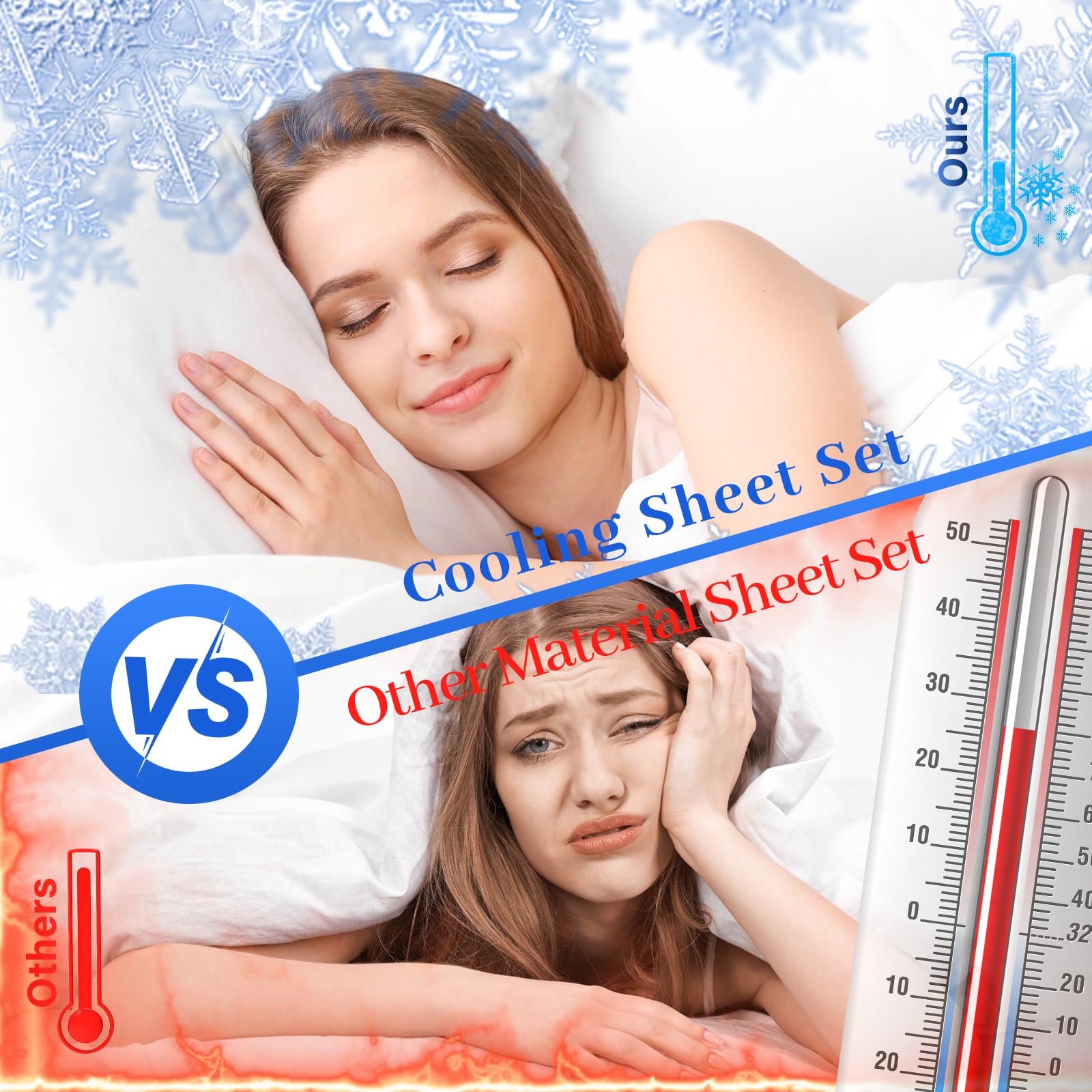 YIYEA Cooling Sheets Twin, Arc-Chill Q-Max>0.5 Cooling Sheets for Hot ...