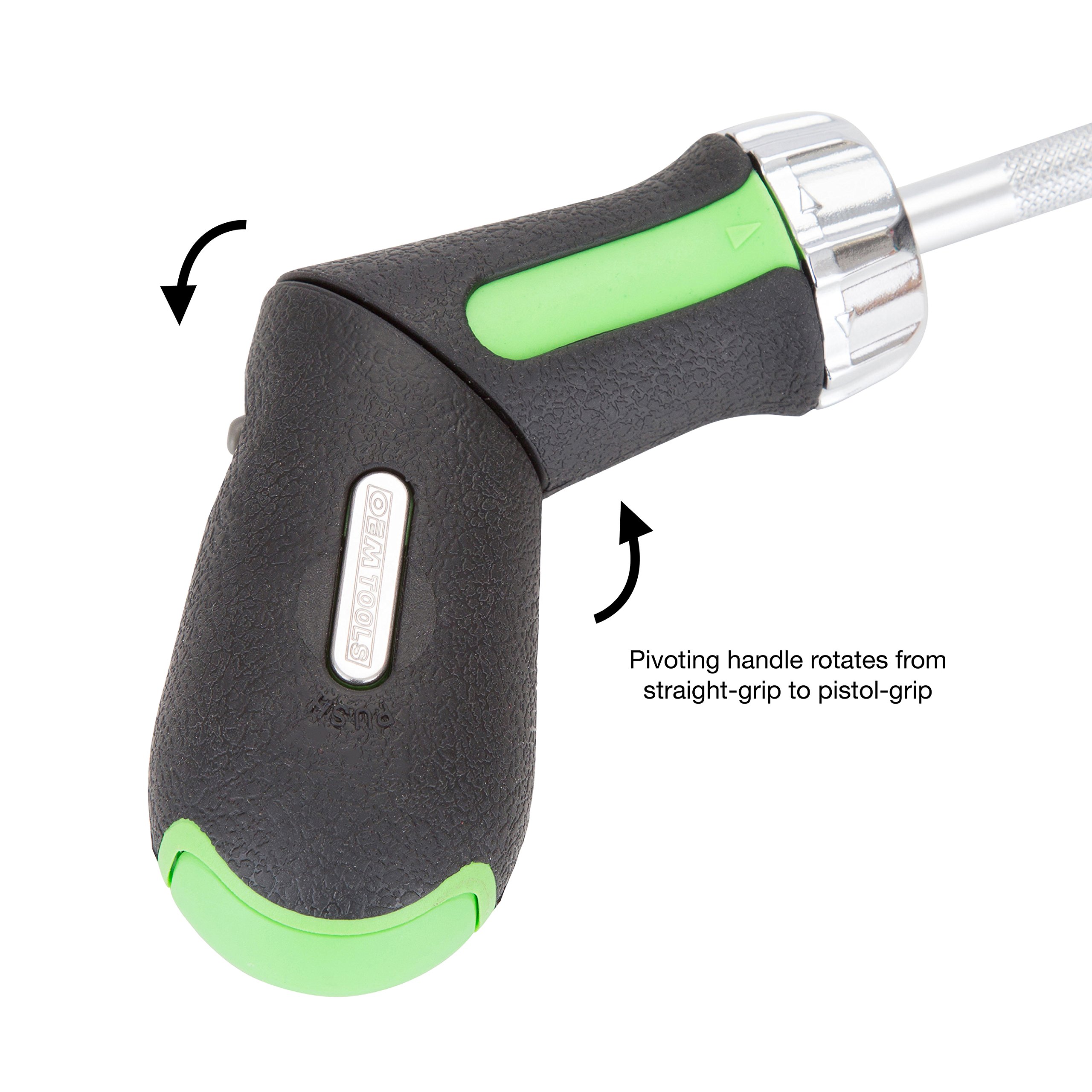 Snapklik.com : OEMTOOLS 22557 Pivot-Grip Ratcheting Screwdriver ...