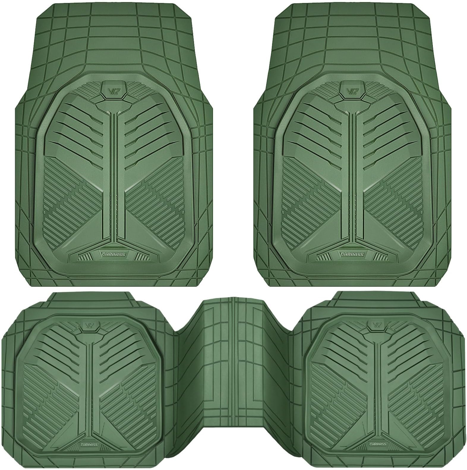 Amazon.com: August Auto Heavy Duty Rubber Floor Mats， Durable All ...