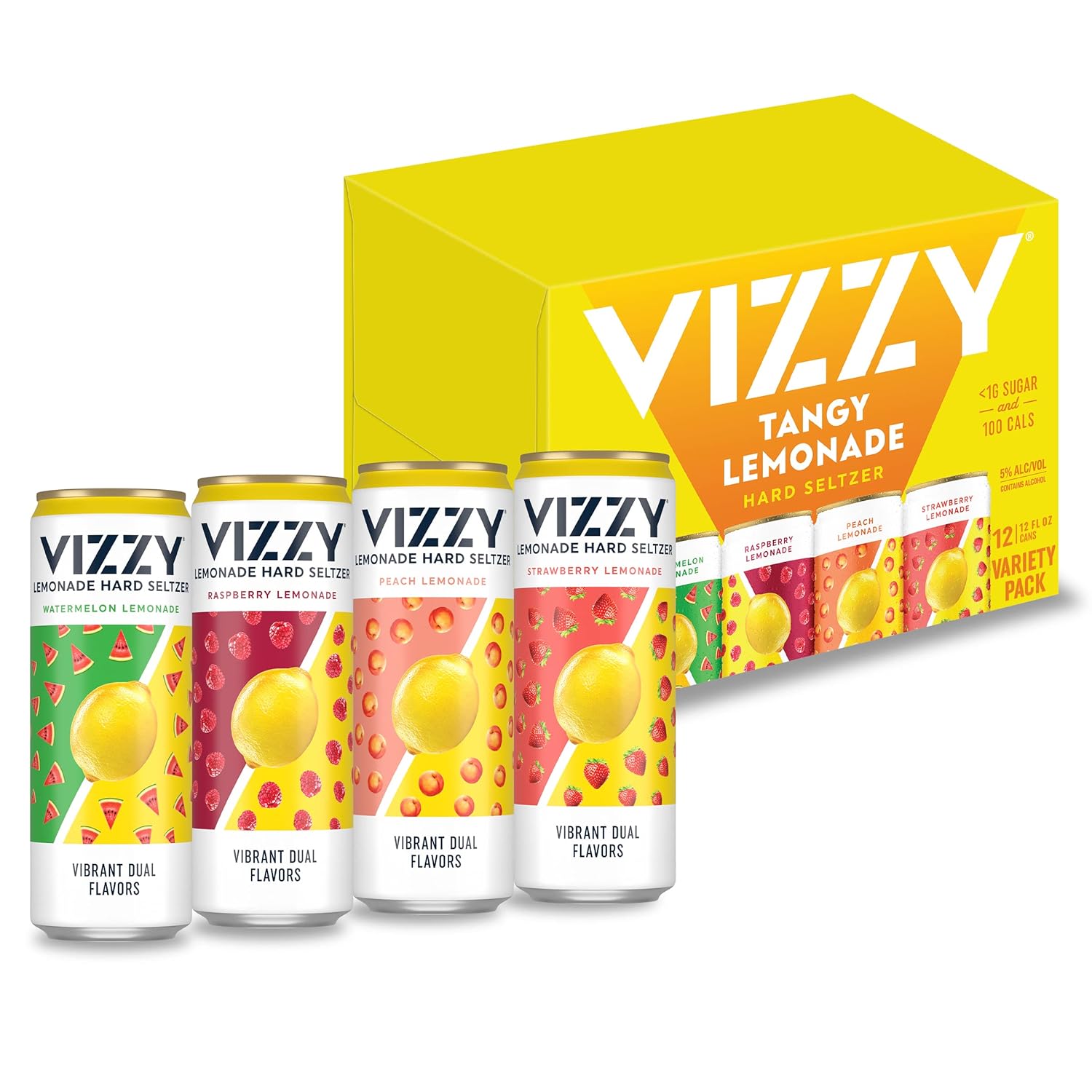 Amazon.com: Vizzy Variety Pack Vizzy Hard Seltzer Lemonade Variety Pack ...