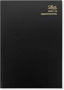 Letts of London Standard A4 academic 2025/2026 day to a page with ...