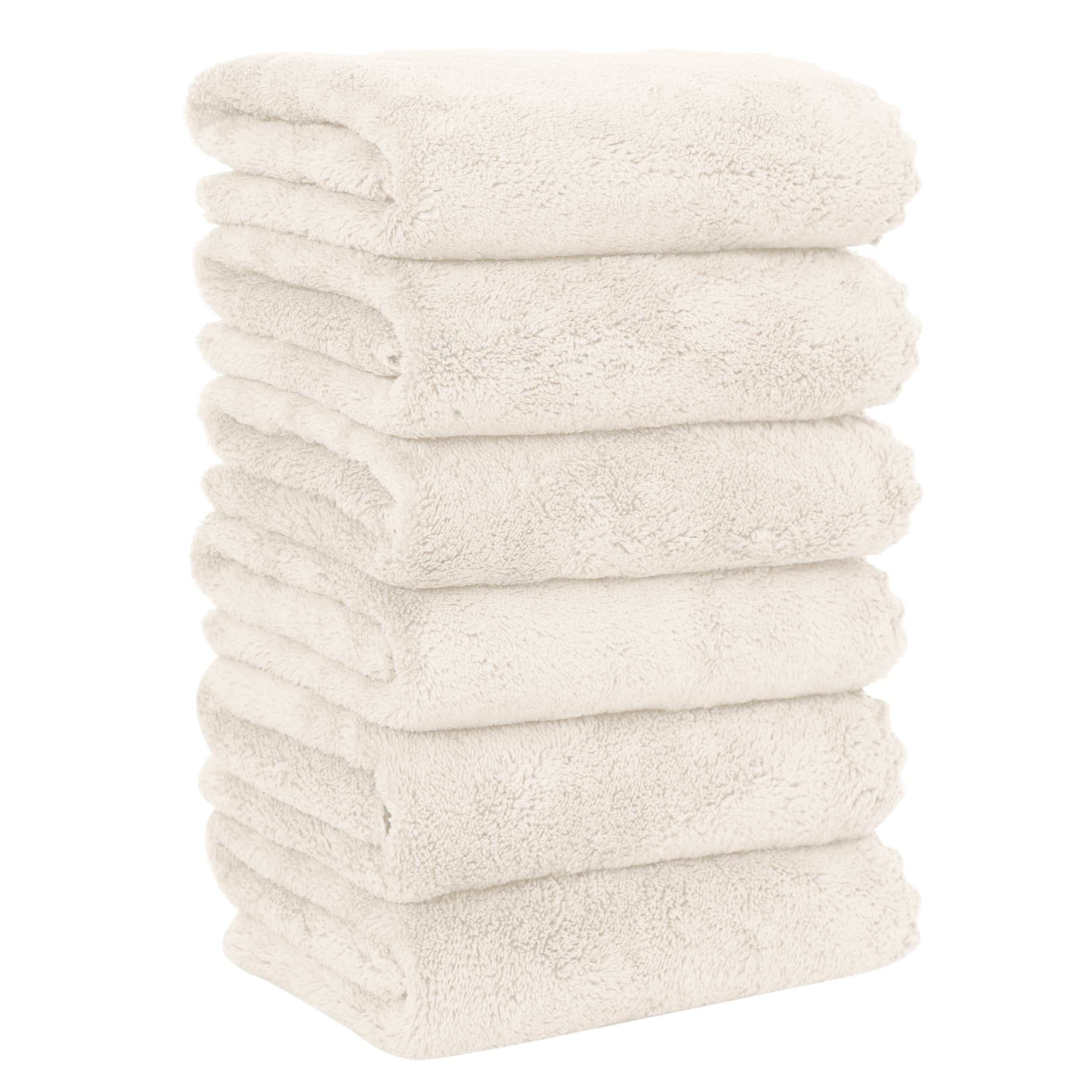 Amazon.com: MOONQUEEN 6 Pack Premium Hand Towels - Quick Drying ...