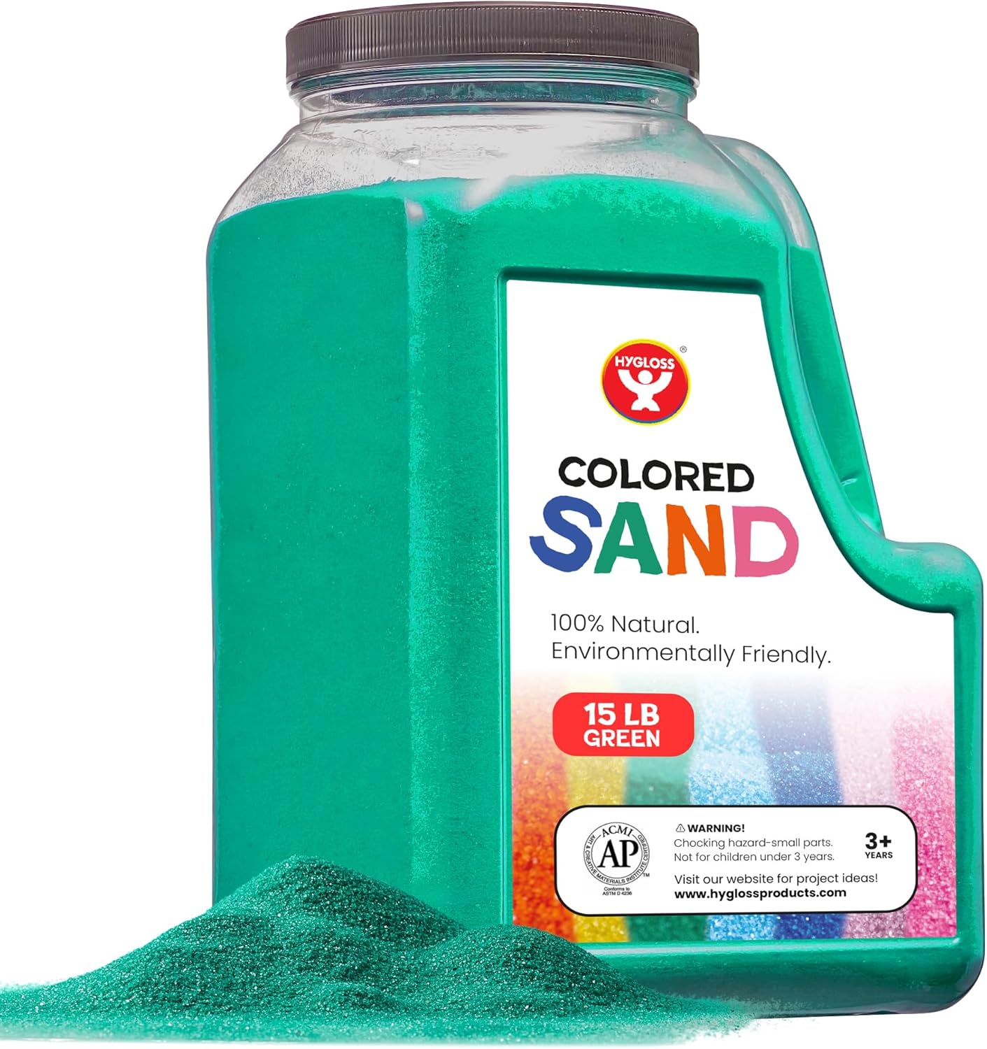 Amazon.com: Colored Sand for Sand Art - Sand for Crafts - Vibrant Color ...