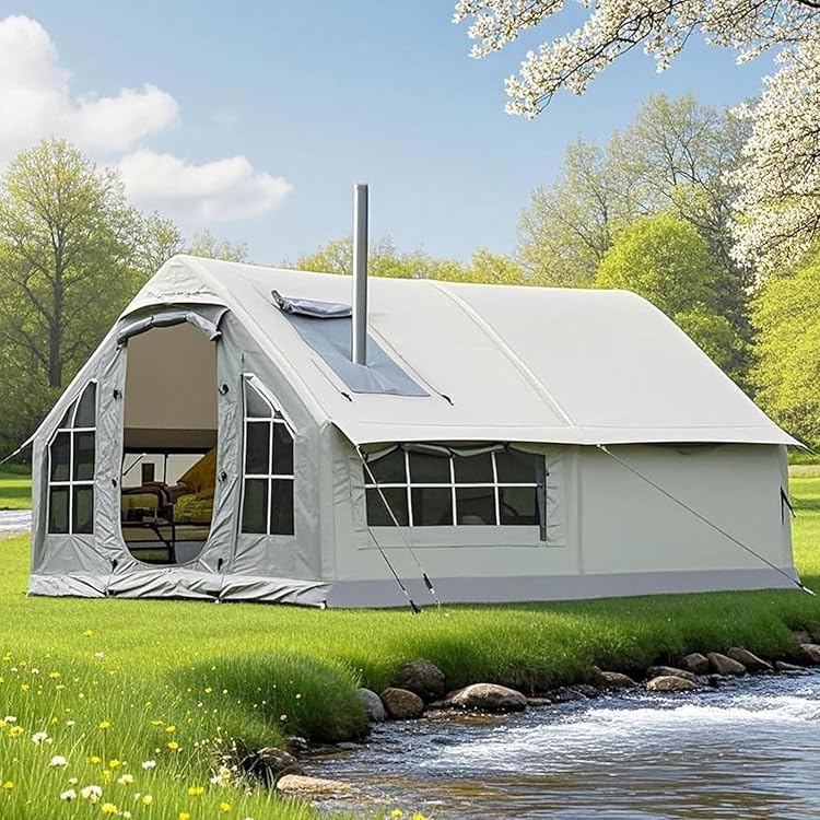 Inflatable Tent For Camping Multi Room Air Tent With Pump | Desertcart UAE
