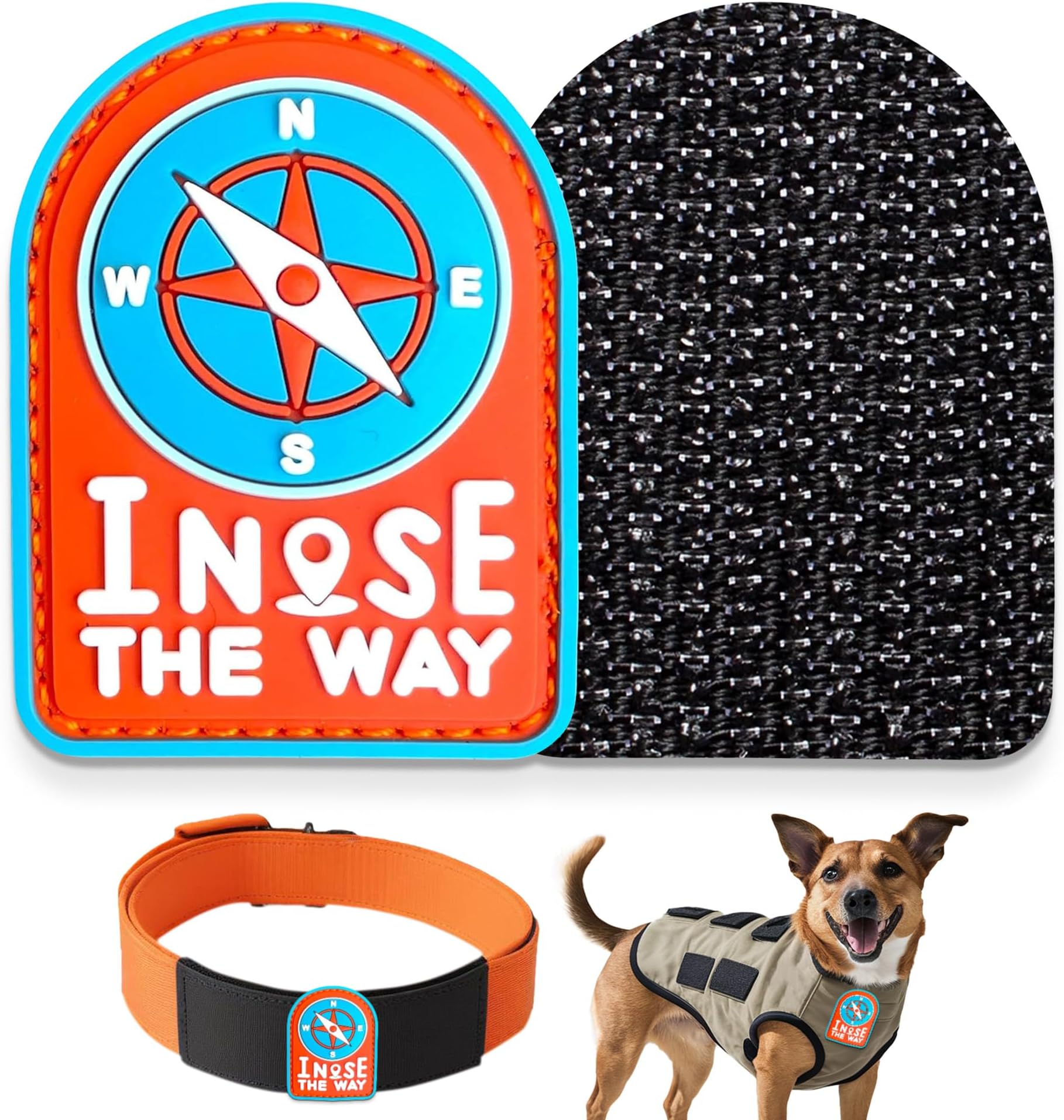 Amazon.com: YJ PREMIUMS 6PC Dog Harness Patches | Hoop & Loop Funny ...