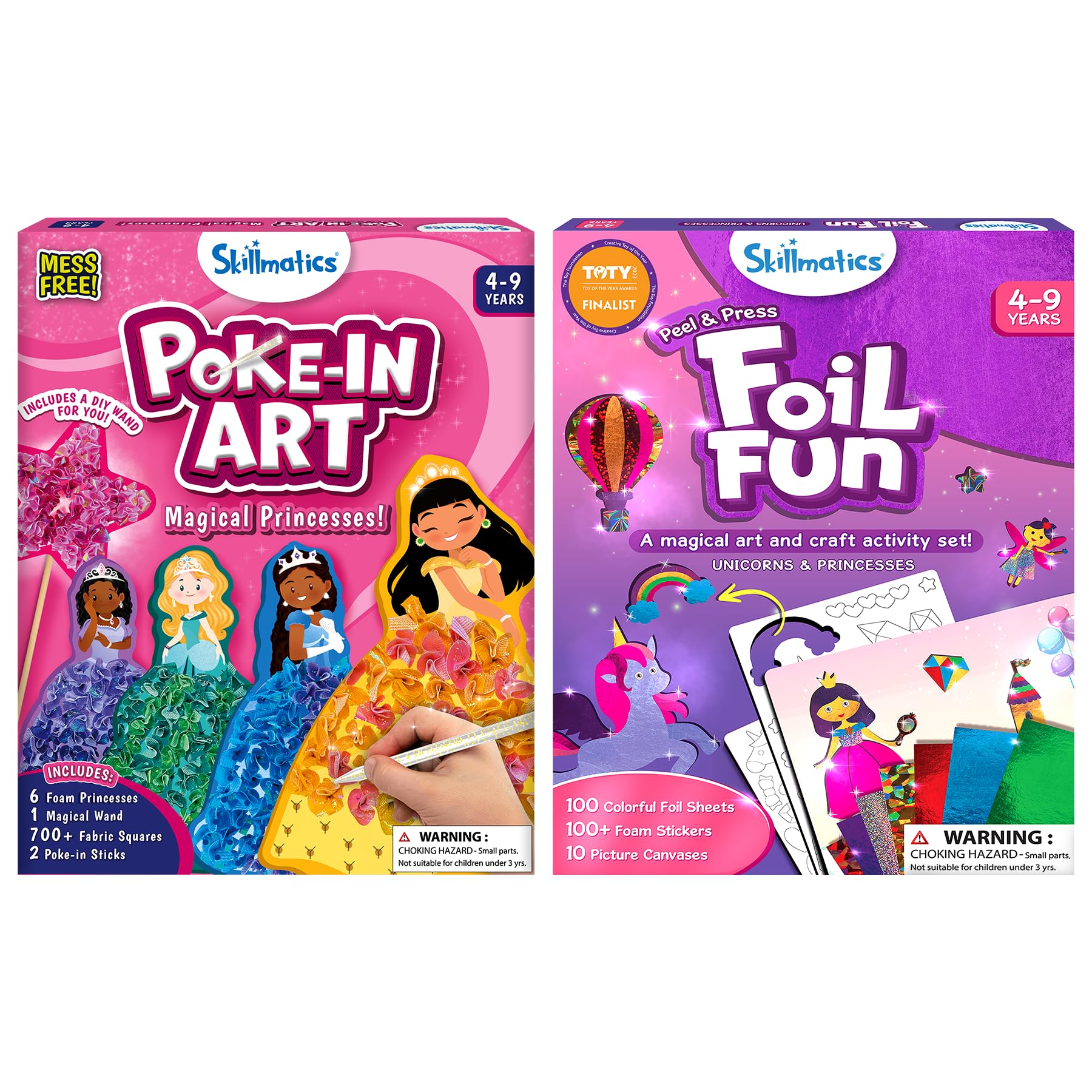 Amazon.com: Skillmatics Poke in Art Magical Princess & Foil Fun ...