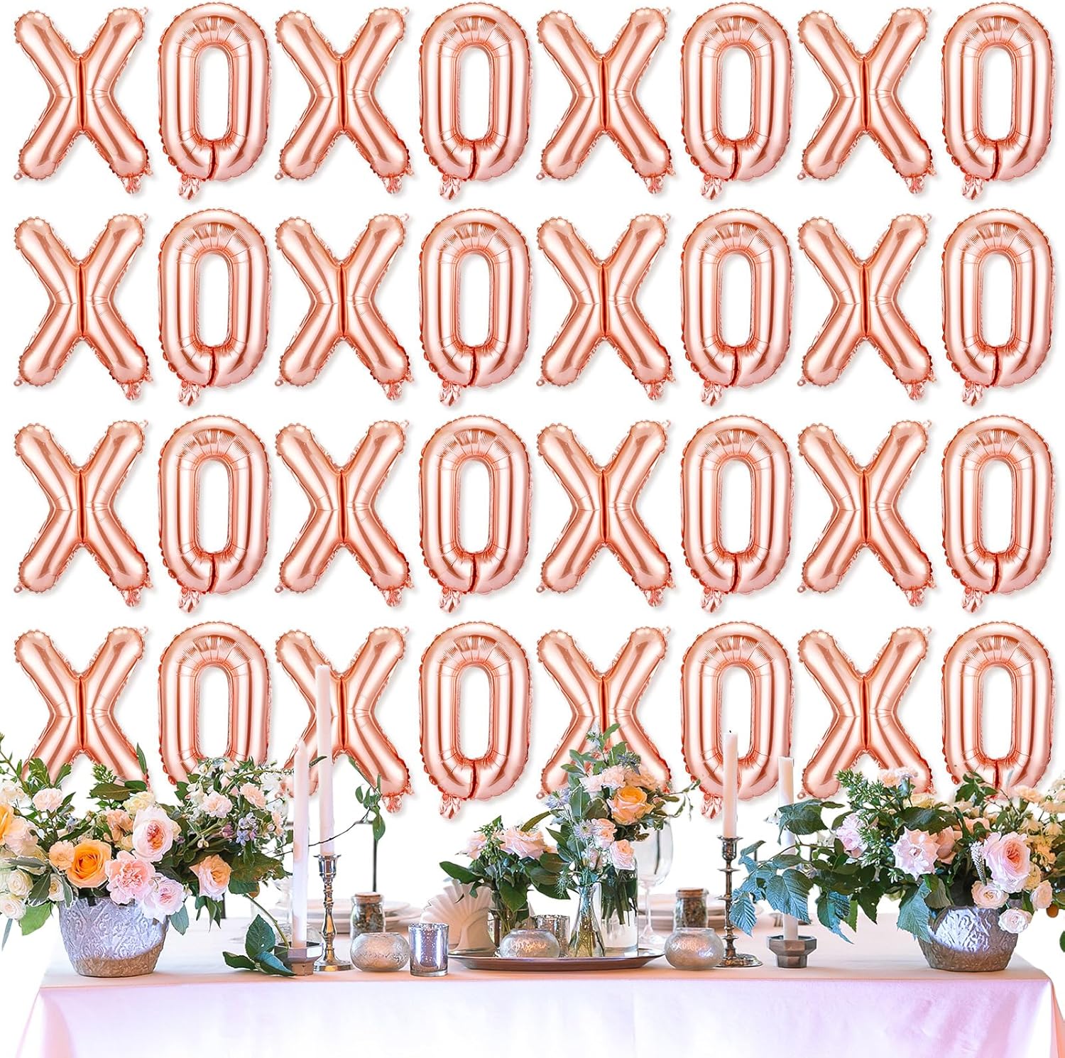 Amazon.com: Simgoing 32 Pcs Valentines 16 Inches Xoxo Balloons Xoxo ...