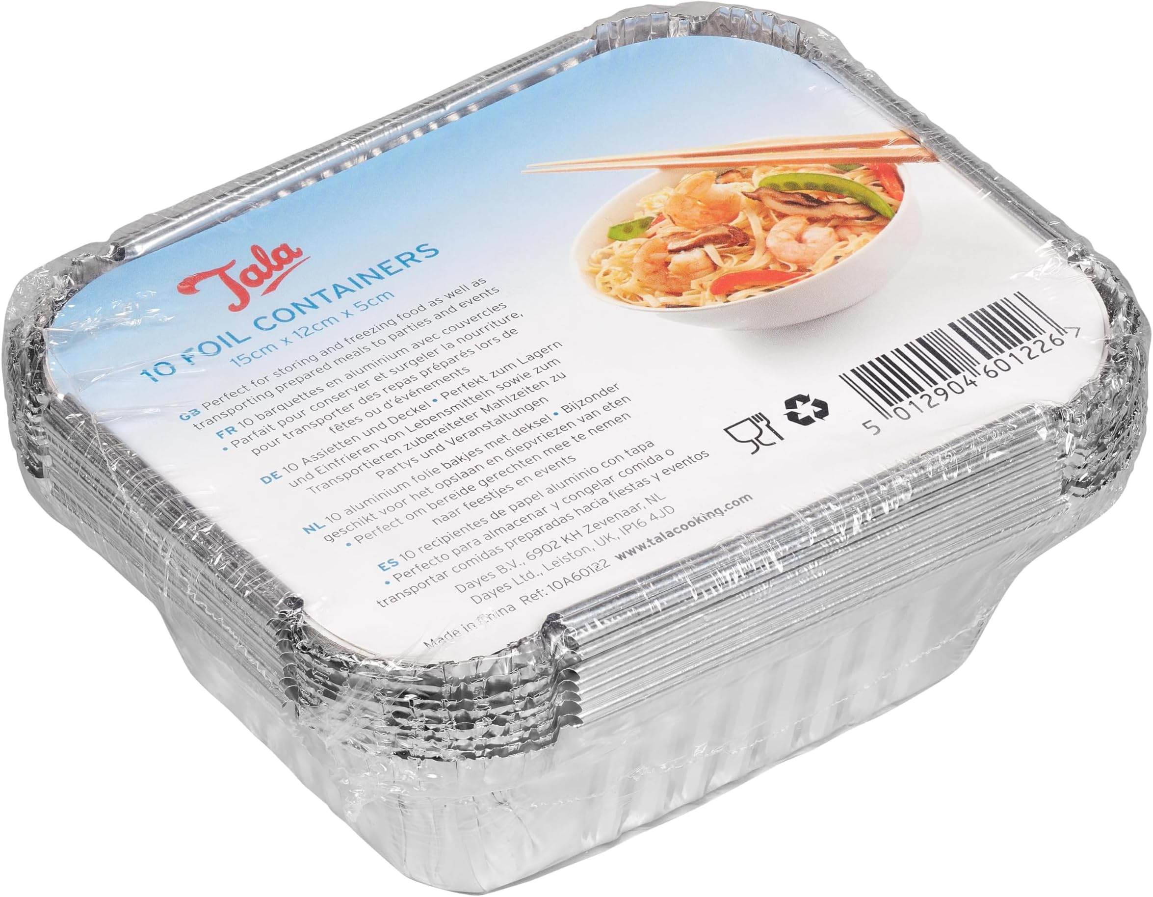 Tala 10A60122 Foil Container with Lids Silver : Amazon.co.uk: Home ...