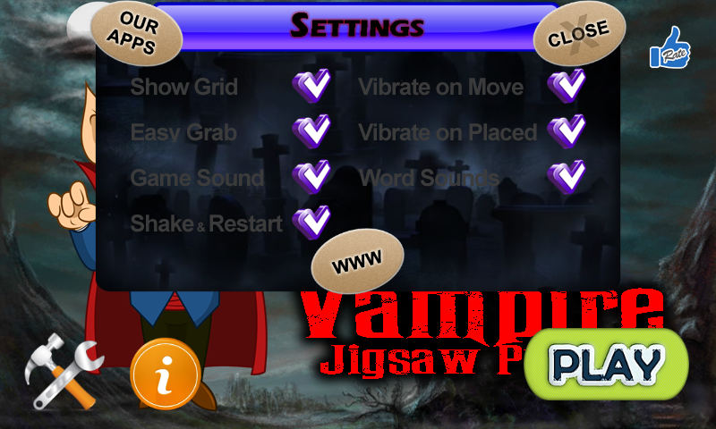 Vampire Jigsaw Puzzle:Amazon.com:Appstore for Android