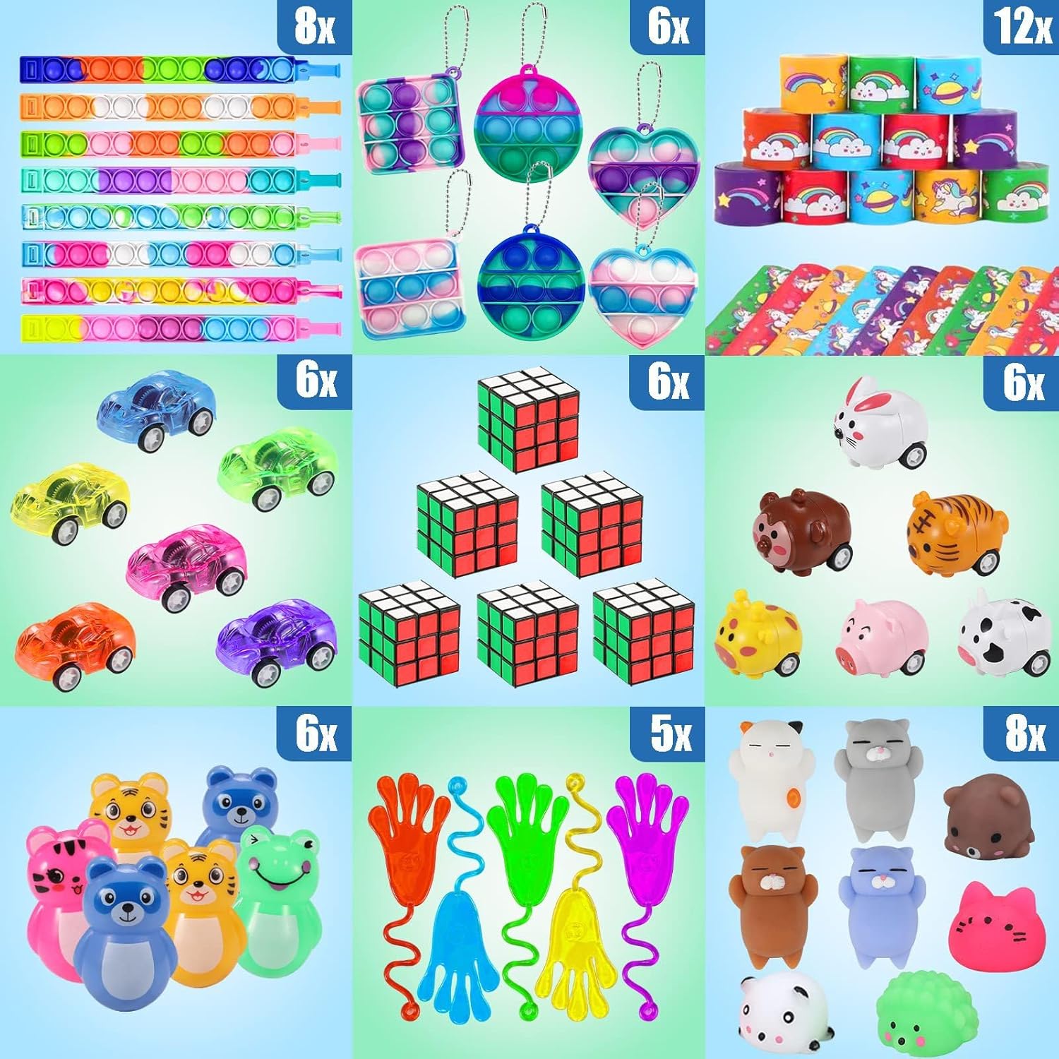 129PCS pinata stuffers pinata filler for kidspinata party,fidget toys ...