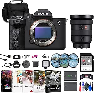 Amazon.com : Sony a7 IV Mirrorless Camera (ILCE-7M4/B) + Sony FE 16-35mm Lens (SEL1635GM) + 64GB ...