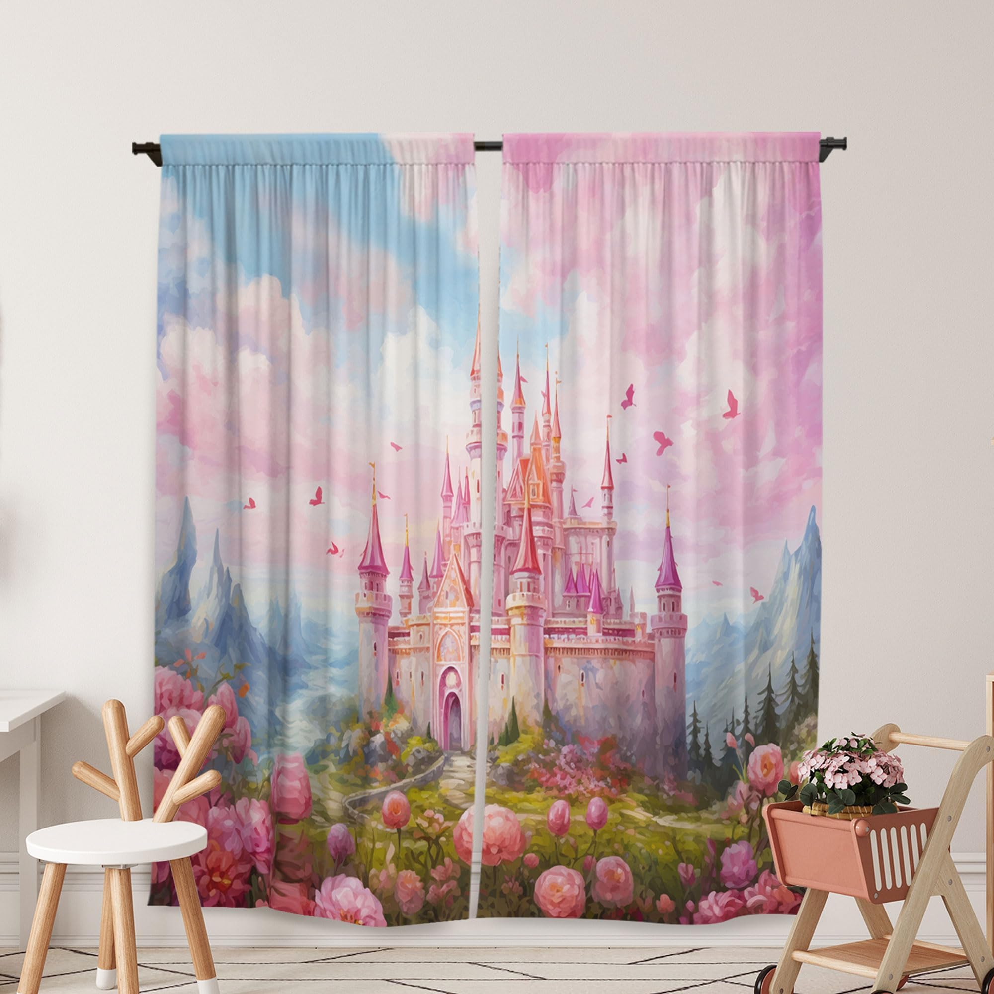 Amazon.com: Disney Junior Sofia the First Princess Drapes Panels ...